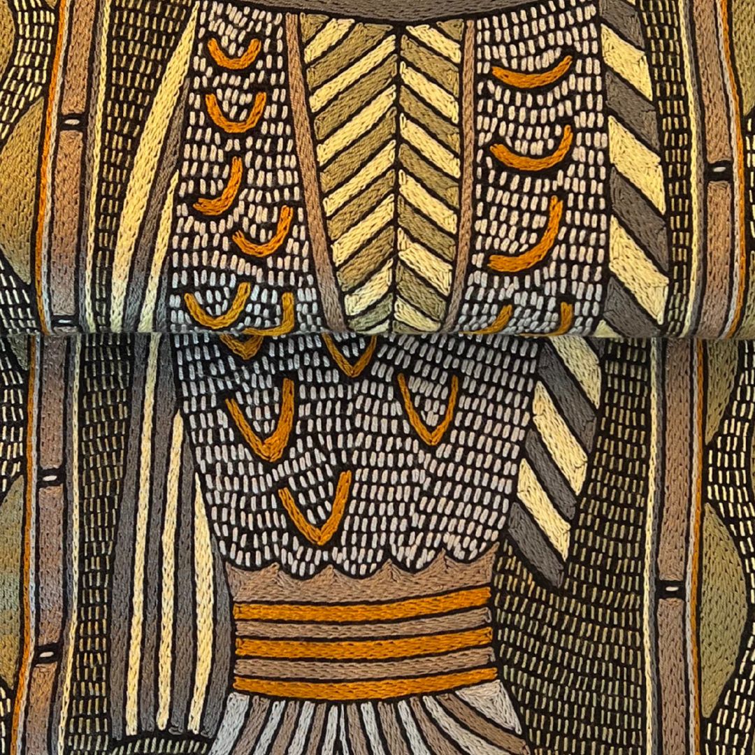 Ode to the African Runner Hand-Embroidered Runner – Kaross